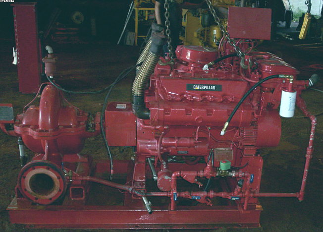 CATERPILLAR Model 3208 Fire Pump,